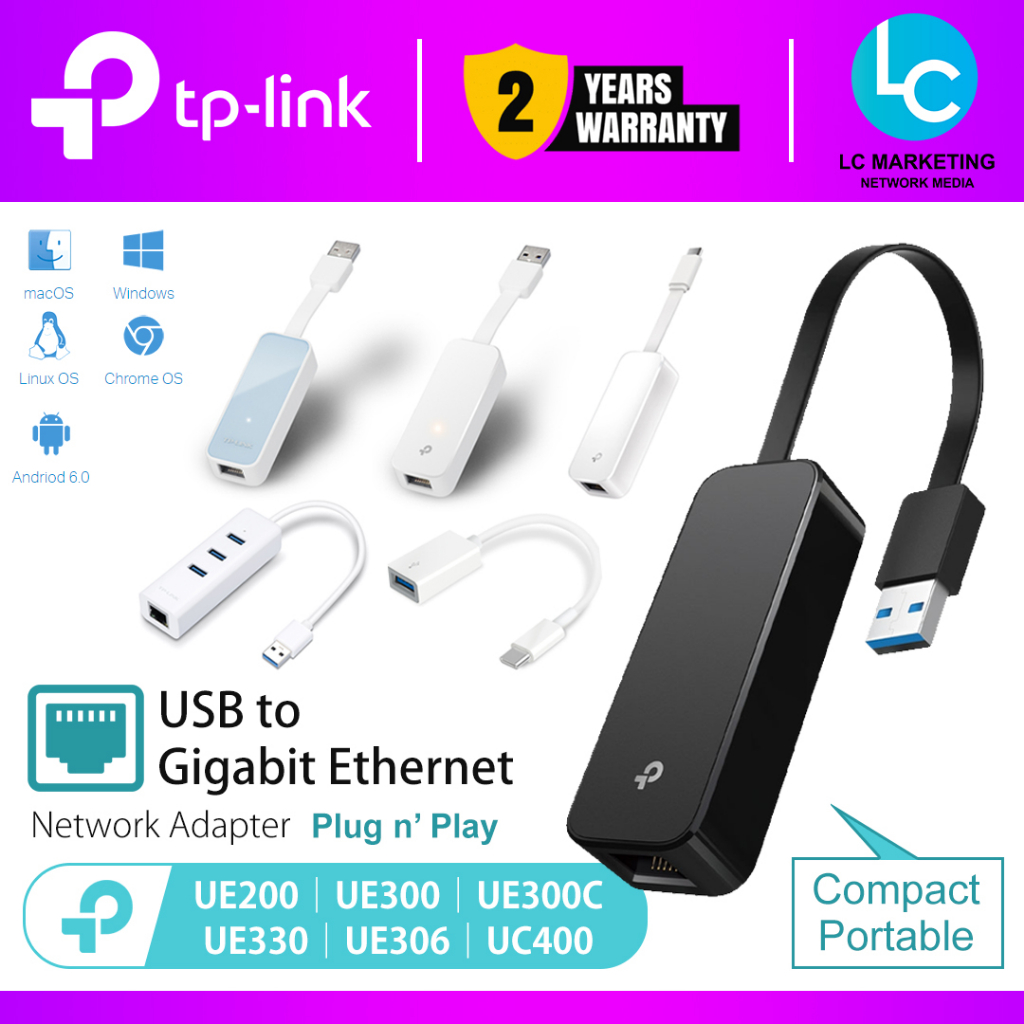 TP-Link UC400 │ UE200 │ UE306 │ UE300 │ UE300C │ UE330 USB 3.0 OTG ...