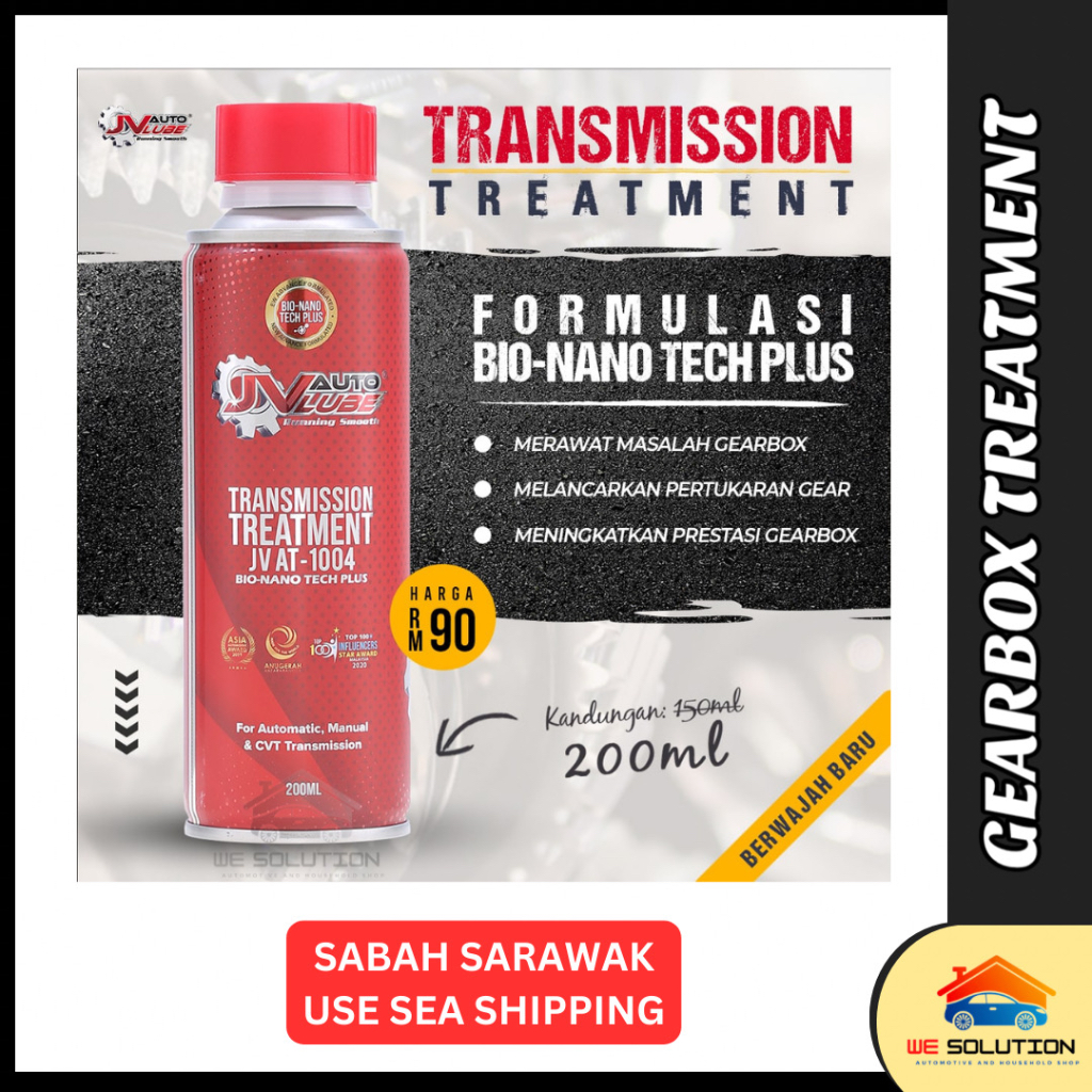 JV AUTO LUBE Auto Transmission Treatment Gearbox Oil Treatment Additive Merawat Masalah Gearbox ...