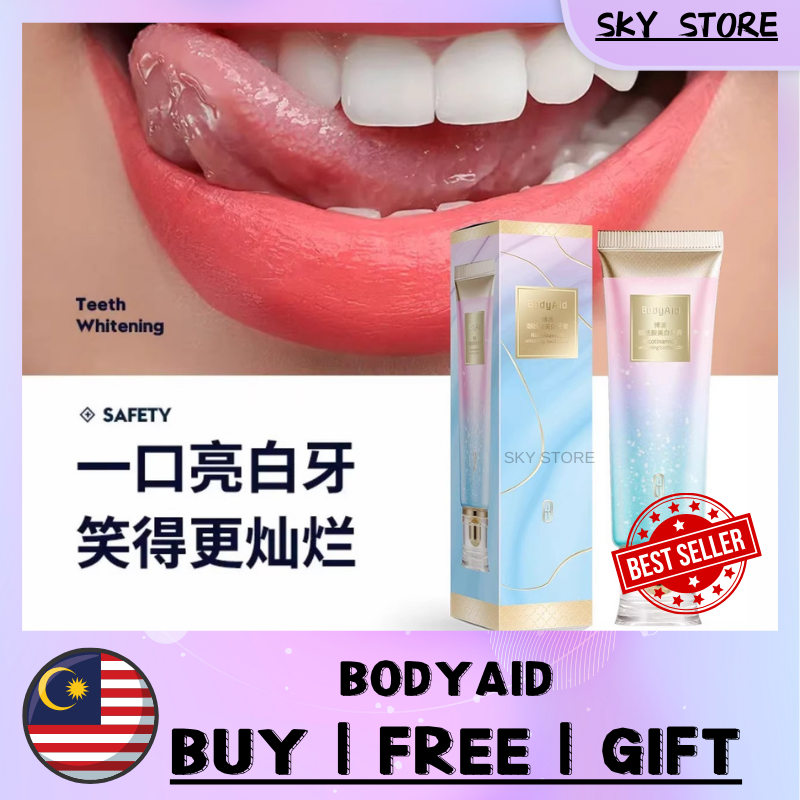 [100g Bodyaid] Ubat Gigi Teeth Whitening Gigi Putih Whitening ...