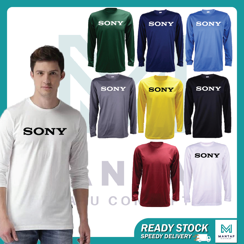 sony UNIFORM CAMERA CAMERAMAN long sleeve T SHIRT BAJU FOR MEN & WOMRN ...