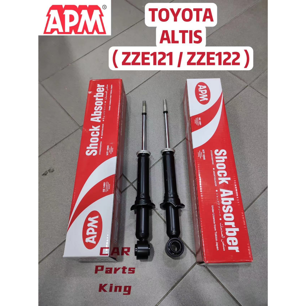 ( 100% ORIGINAL APM ) TOYOTA ALTIS ZZE121 ZZE122 REAR SHOCK ABSORBER ...