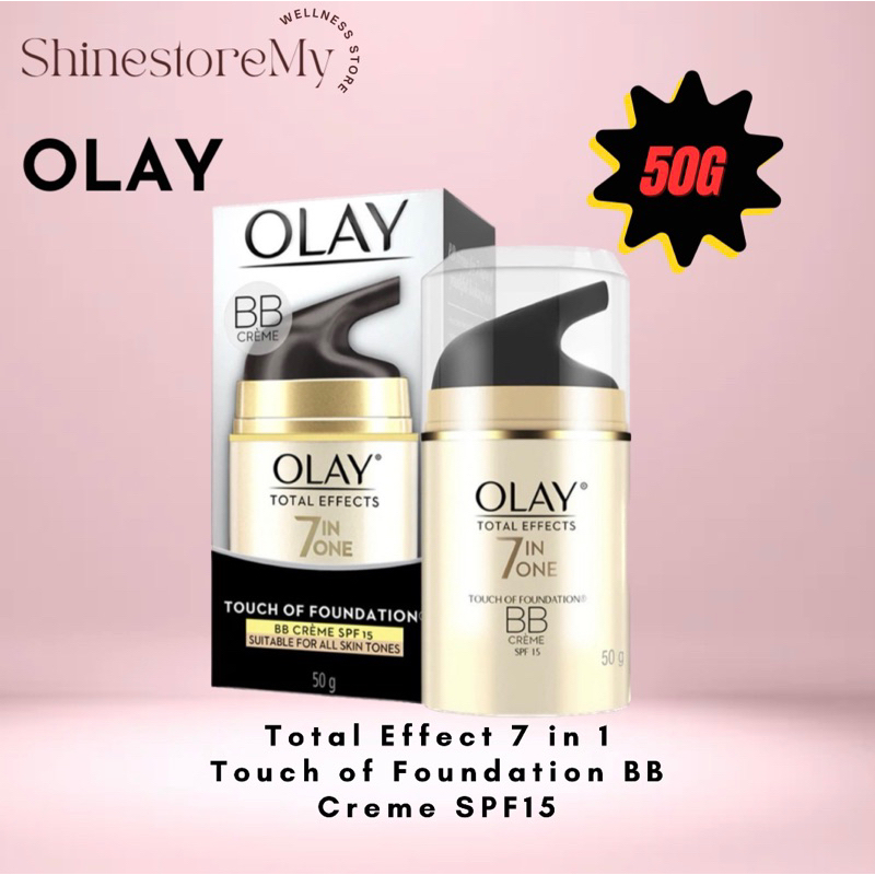 Olay Total Effects 7 in 1 Touch of Foundation BB 50g | Shopee Malaysia