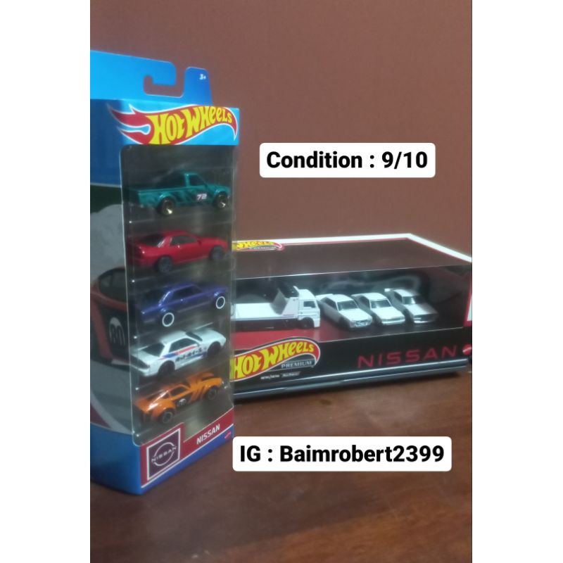 Hot Wheels Nissan Series (5 Pack, Garage Box) | Shopee Malaysia