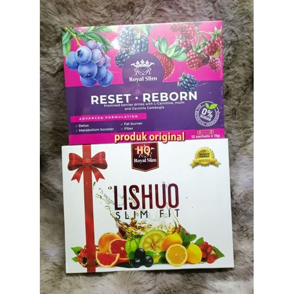 [new packaging] LISHUO ROYAL SLIM FIT Original HQ FIBER + DETOX + FAT ...
