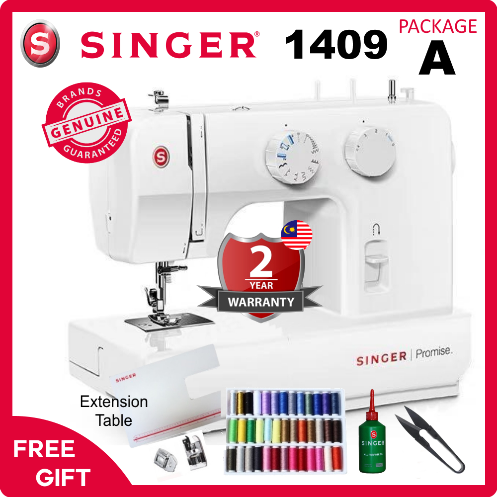 Singer 1409 PROMISE Sewing Machine Mesin Jahit Singer (2 year Local ...