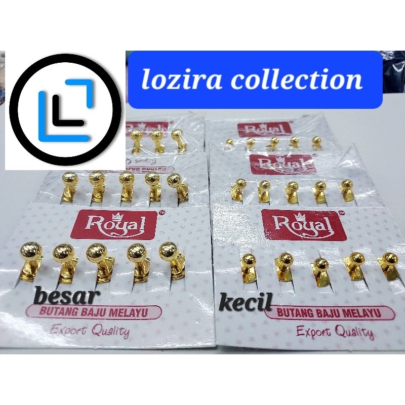 Butang Baju Melayu Bulat Untuk Askar - Warna Emas | Shopee Malaysia