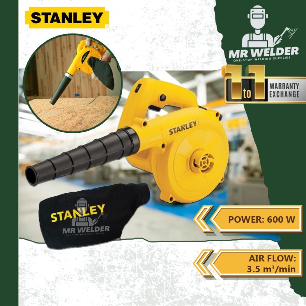 STANLEY BLOWER / STPT600 600W 2-IN-1 ELECTRIC BLOWER& Vacuum/ Variable ...