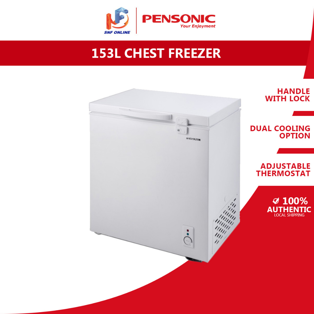 PENSONIC Peti Sejuk Serbaguna Chest Freezer (142L) PFZ-153 | Shopee ...