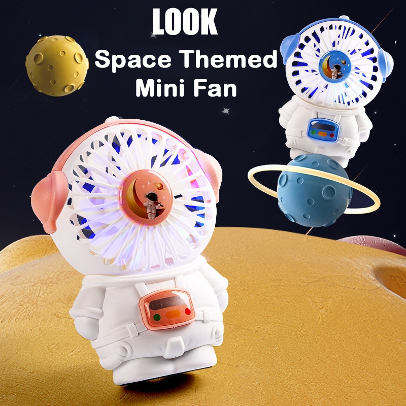 Cute Astronaut Astronaut Small Fan Portable Student Portable Small ...