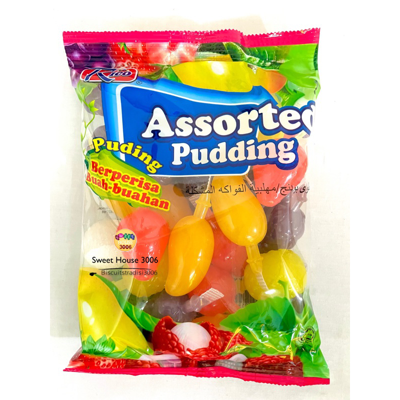 Rico 24’s x 40gm Lychee Mango Grape Strawberry Assorted Fruit Pudding ...