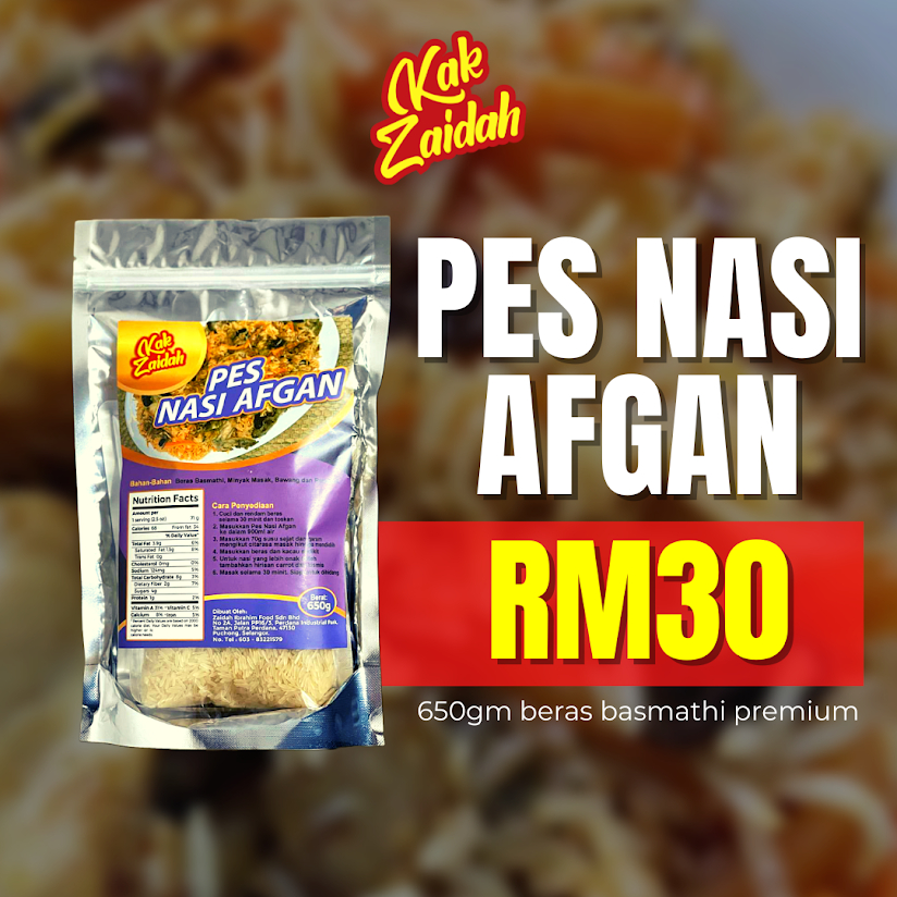 Pes Nasi Afgan Kak Zaidah | Shopee Malaysia