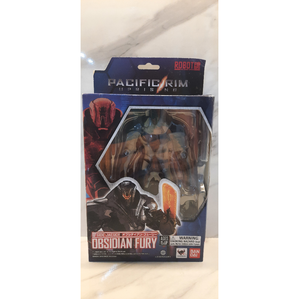 BANDAI The Robot Spirits Pacific Rim Uprising Side Jaeger Obsidian Fury ...