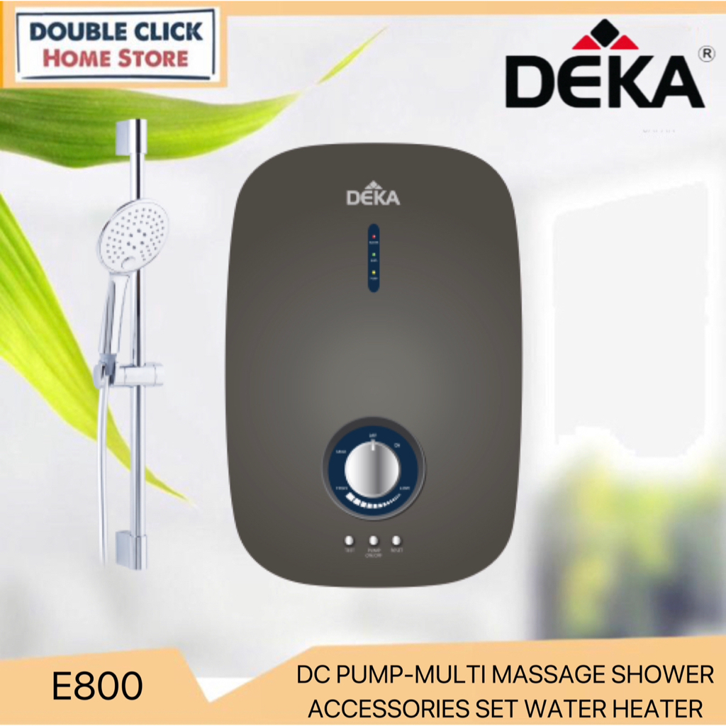 DEKA E800 Water Heater with DC Inverter Silent Pump (Dark Grey ...