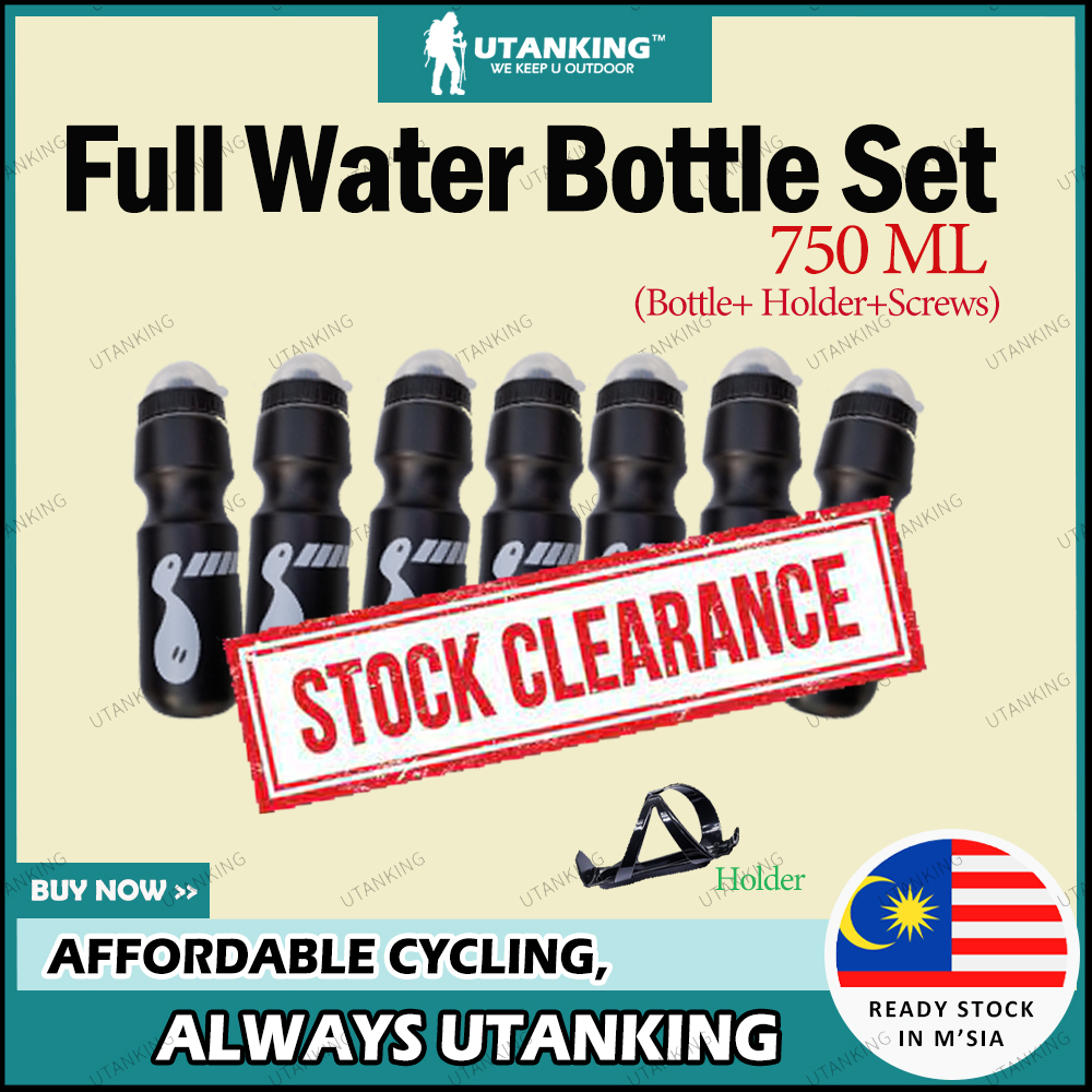 UtanKing™ 750ml Bicycle Bottle Set Cycling Water Holder Mountain Bike ...