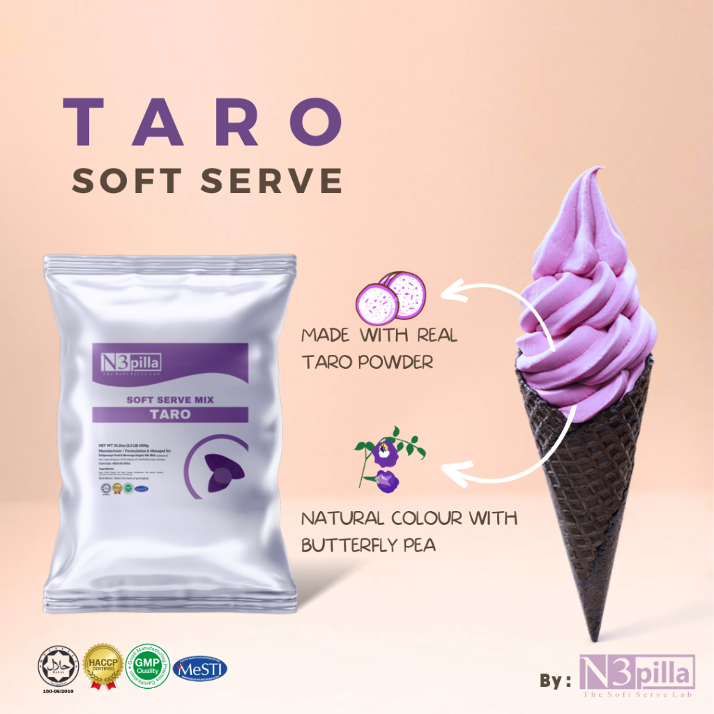 N3 Taro Soft Serve Ice Cream Powder 1KG | Shopee Malaysia