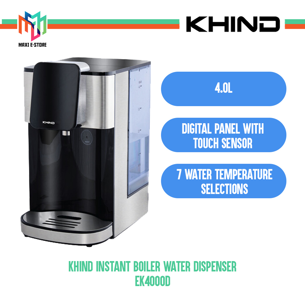 Khind Instant Boiler Water Dispenser 10 seconds - EK4000D | Shopee Malaysia
