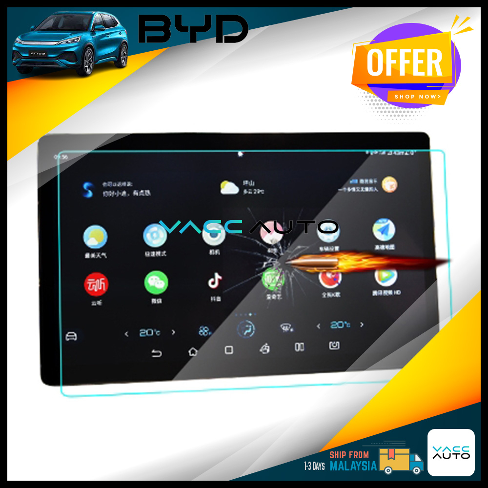 BYD ATTO 3 2022 - 2025 Center Control Infotainment Navigation Dash ...