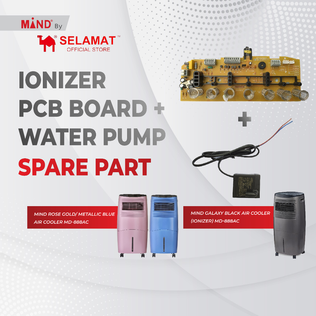 Mind PCB Board + Water Pump Spare Part Air Cooler Spare Part Set (Sleep ...