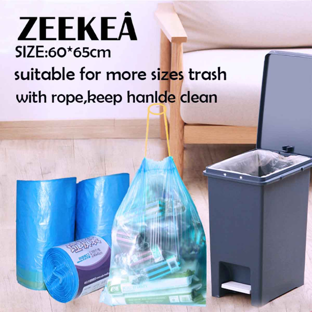 Zeekea 100pcs Garbage/Trash Bags Kitchen Garbage/Trash Bags office ...