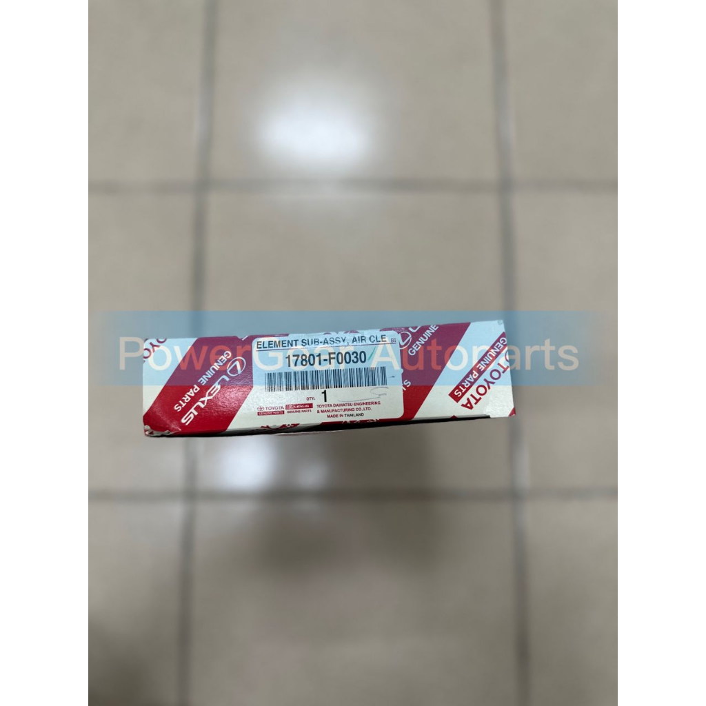 GENUINE TOYOTA COROLLA CROSS/CH-R/ALTIS AIR FILTER ASSY 17801-F0030 ...