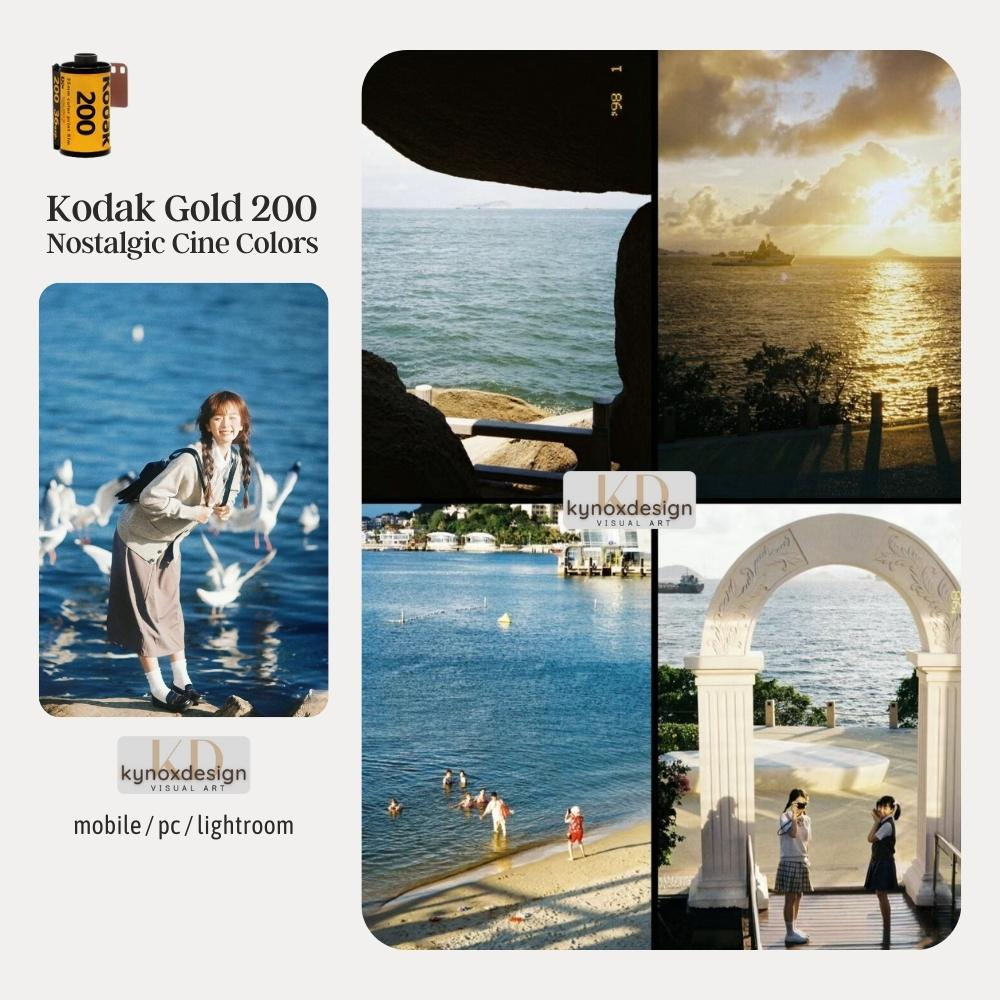 [PC/Mobile] Kodak Gold 200 Nostalgic Cine Color Preset for Lightroom | Shopee Malaysia