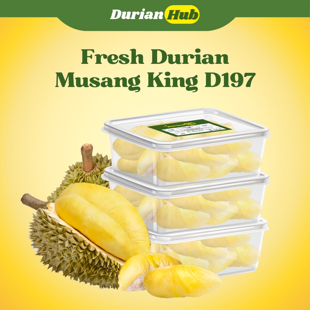 🔥CHEAPEST ON SHOPEE🔥 100% FRESH Raub Musang King Durian D197 | Shopee ...