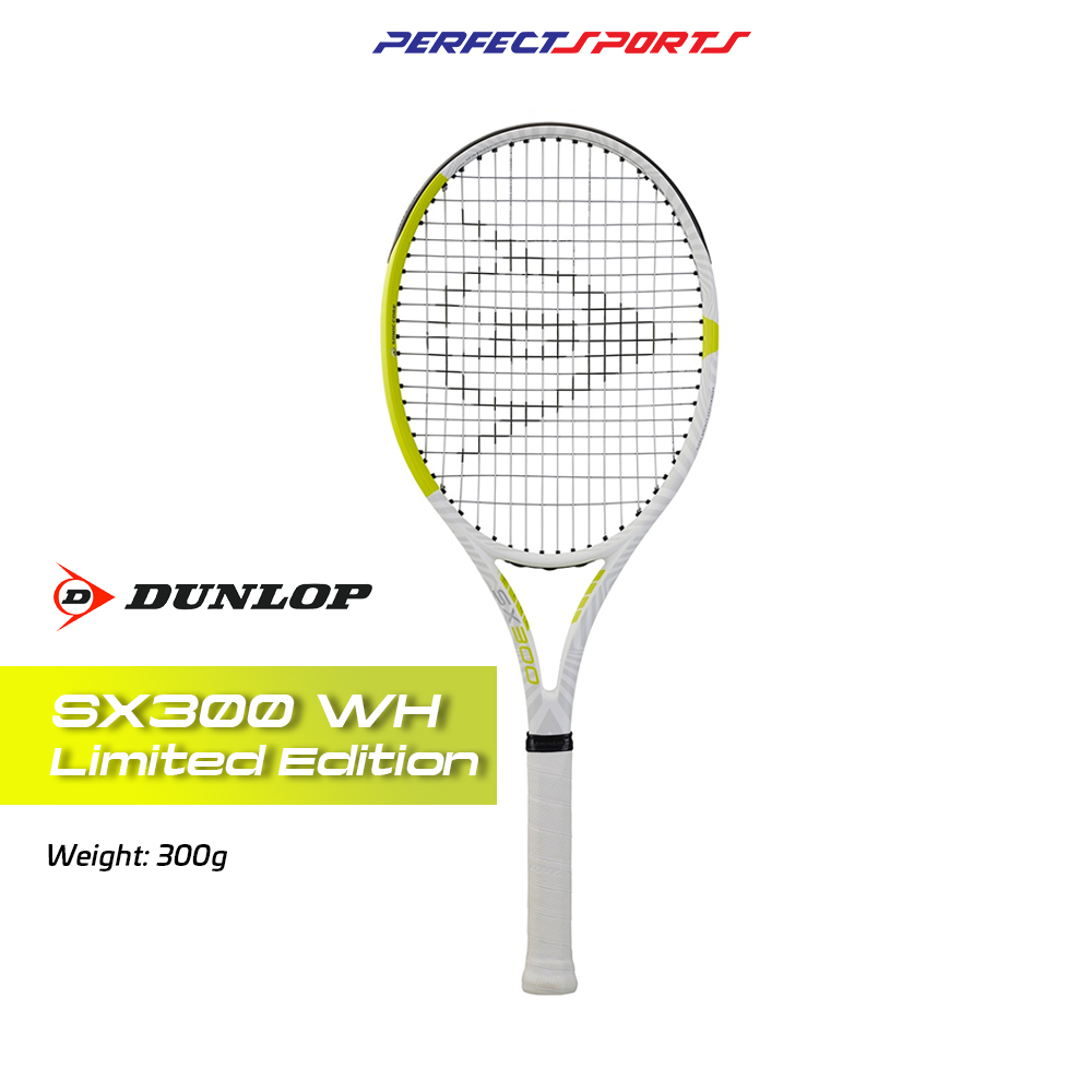 [Free String + Grip] Dunlop SX300 Limited (300g) - White - Tennis ...