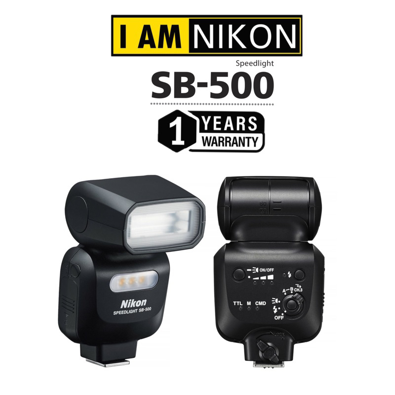 Nikon SB-500 Speedlite Flaslight original (1 years warranty) | Shopee ...