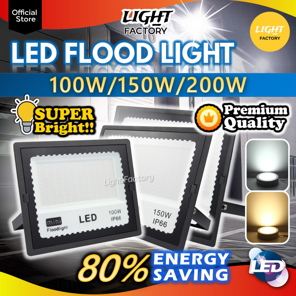 【HIGH QUALITY】LED Spotlight Flood Light Outdoor Lighting LED Spot Light ...
