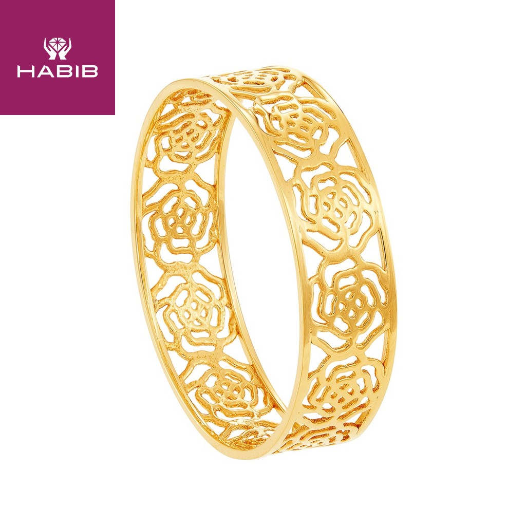 HABIB 916/22k Yellow Gold Ring R0DGF1221 | Shopee Malaysia