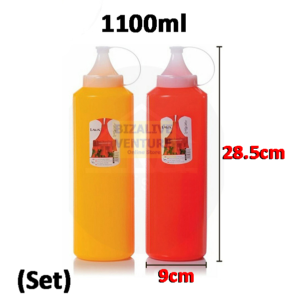 1100ml & 1000ml Sauce Bottle | Sauce Squeezer Bottle | Plastic Bottle ...
