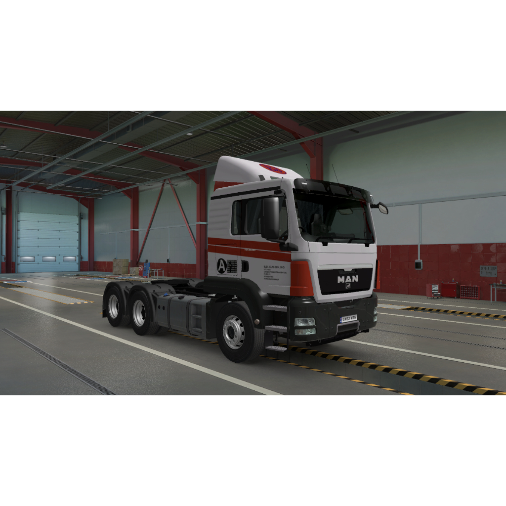 Euro Truck Simulator 2 ETS2 MAN TGS Euro 5 Skin [Budi Jelas] | Shopee ...