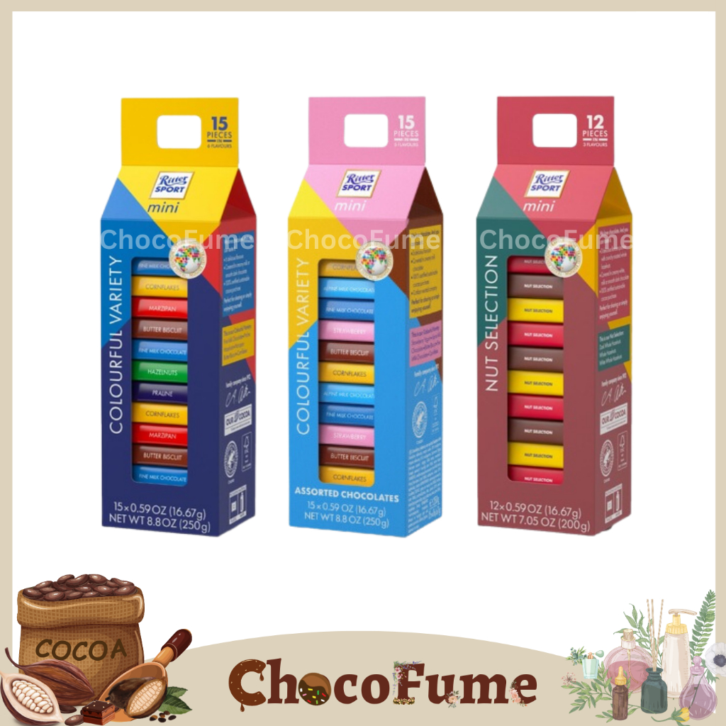 Ritter Sport Mini Tower Colourful Variety 250g / Nut Selection 200g ...