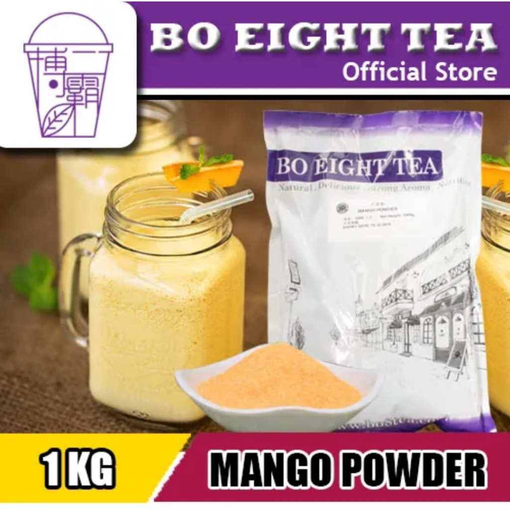 MANGO POWDER 1KG HALAL 芒果粉 Bubble Tea Premix Serbuk/Ice Blended ...