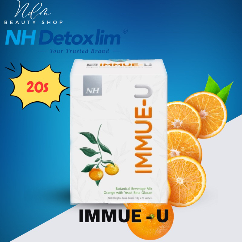 NH IMMUE-U Botanical Beverage Mix Orange With Yeast Beta Glucan Immune ...