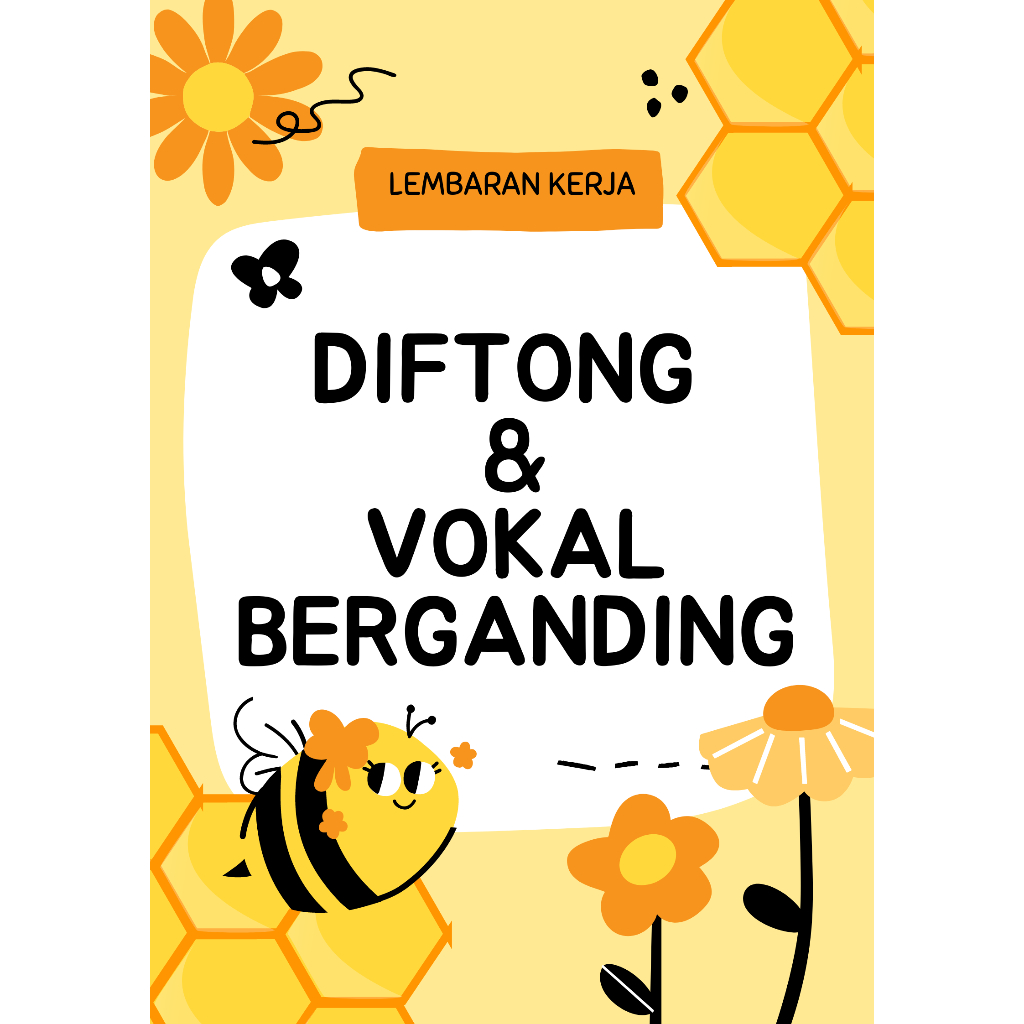 DIFTONG dan VOKAL BERGANDING | Lembaran Kerja | Softcopy Fail PDF | 18 ...