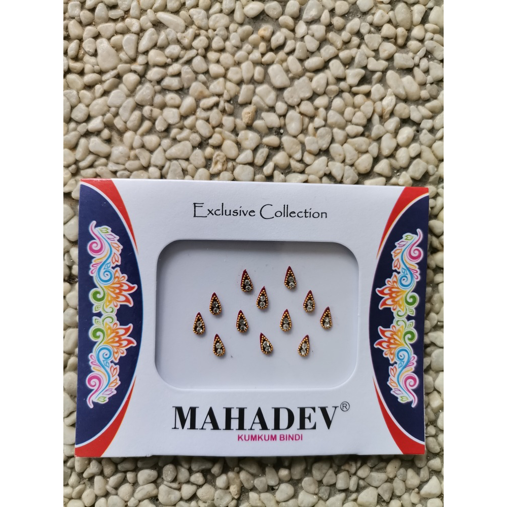 Fancy Stone Design Indian Sticker Pottu Forehead Bindi Potu Wear ...