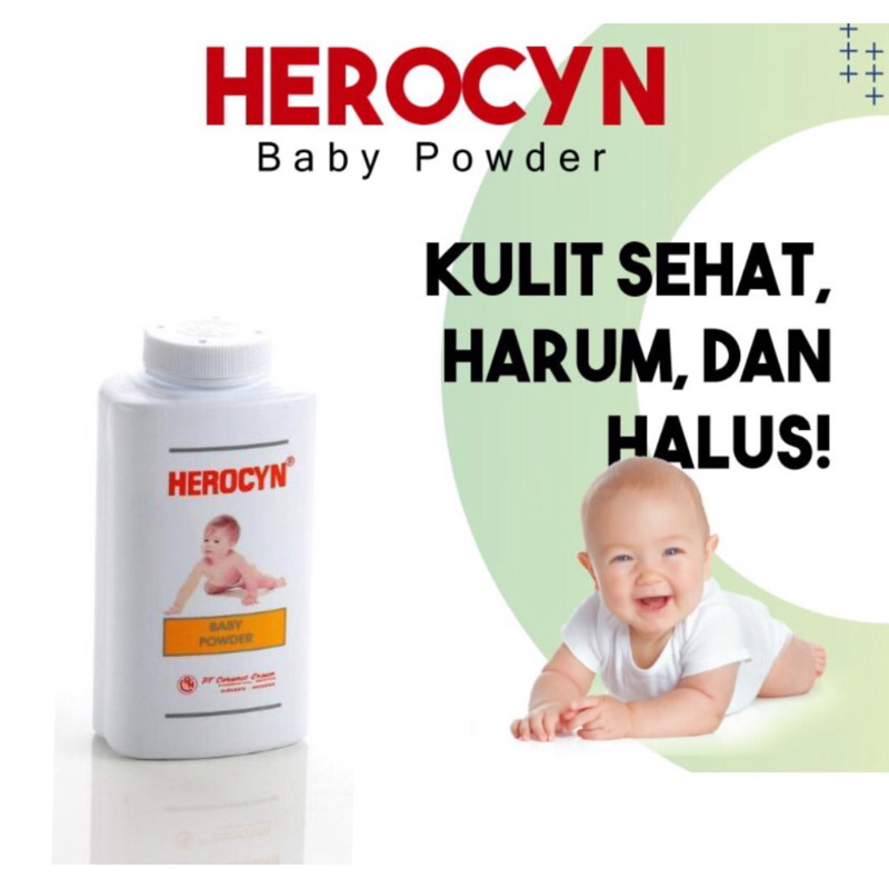 HEROCYN BABY POWDER MEDICATED SKIN POWDER - Bedak Bayi | Shopee Malaysia