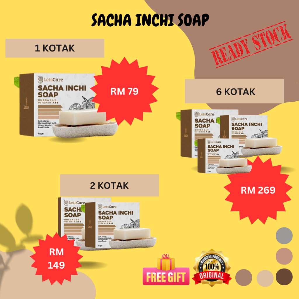 SABUN MUKA SACHA INCHI [READY STOCK] | Shopee Malaysia