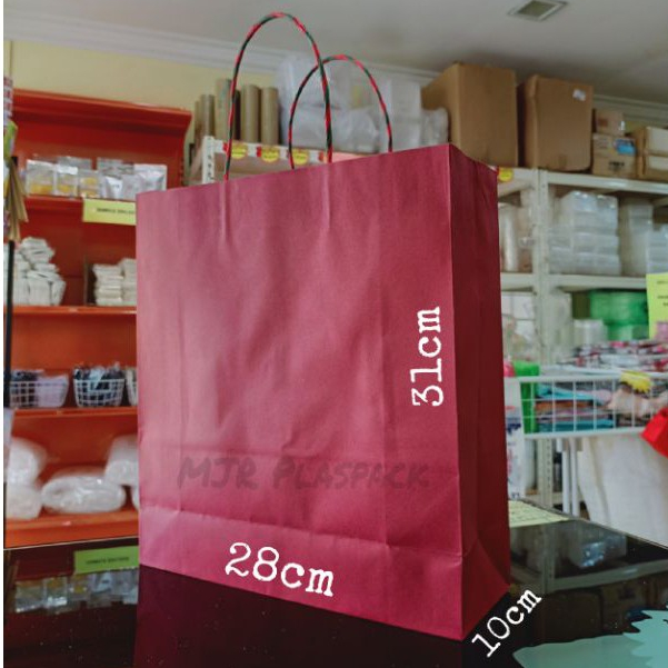 Craft Paper Bag Gift Goodies Beg Kertas Hadiah (10PCS) READY STOCK ...