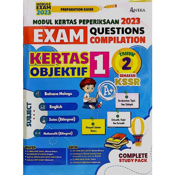 ANEKA: MODUL KERTAS PEPERIKSAAN 2023 / EXAM QUESTIONS COMPILATION TAHUN 2 KERTAS OBJEKTIF ...