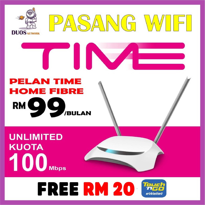TIME internet time fibre / pasang wifi TIME home fibre | Shopee Malaysia