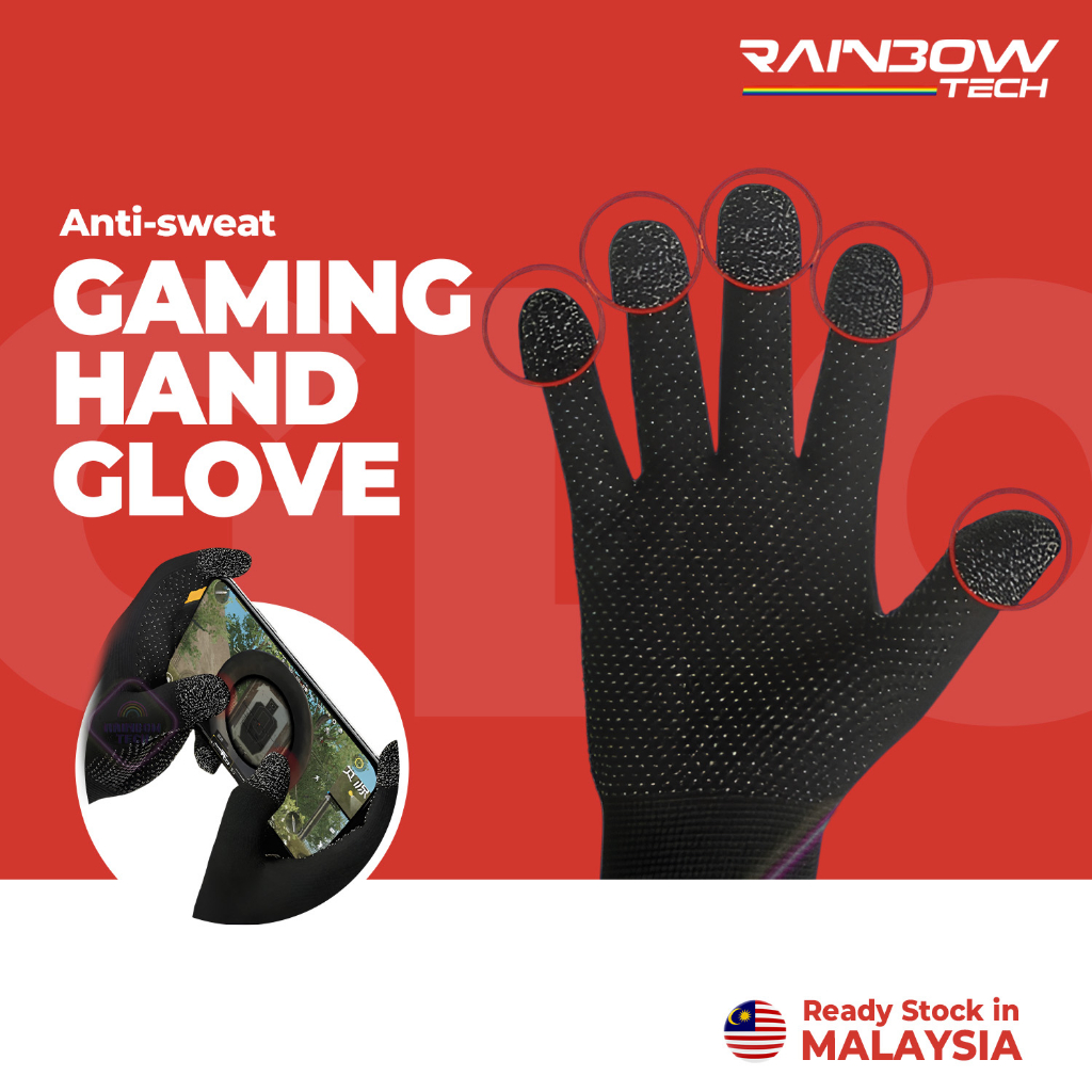 RBTECH Mobile Gaming Gloves Sensitive Precise Touch Screen Controller ...