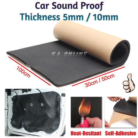 High Quality Car Sound Proof Thickness 5mm/10mm Deadening Bonnet Sound ...
