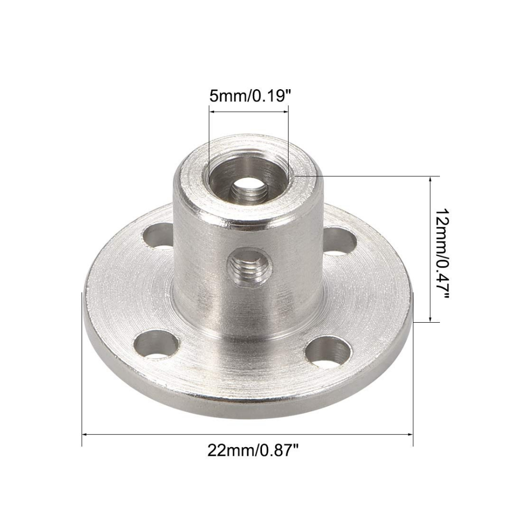 Flange Coupling Motor Guide Shaft Coupler Motor Connector for DIY Parts ...