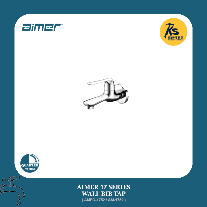 AIMER 17 Series Wall Bib Tap ( AMFC-1752 / AM-1752 ) | Shopee Malaysia