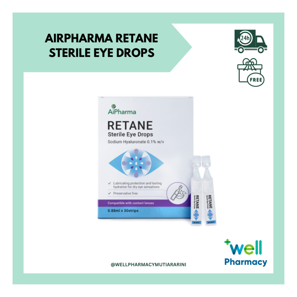 Aipharma Retane Sterile Eye Drops 30'S | Shopee Malaysia