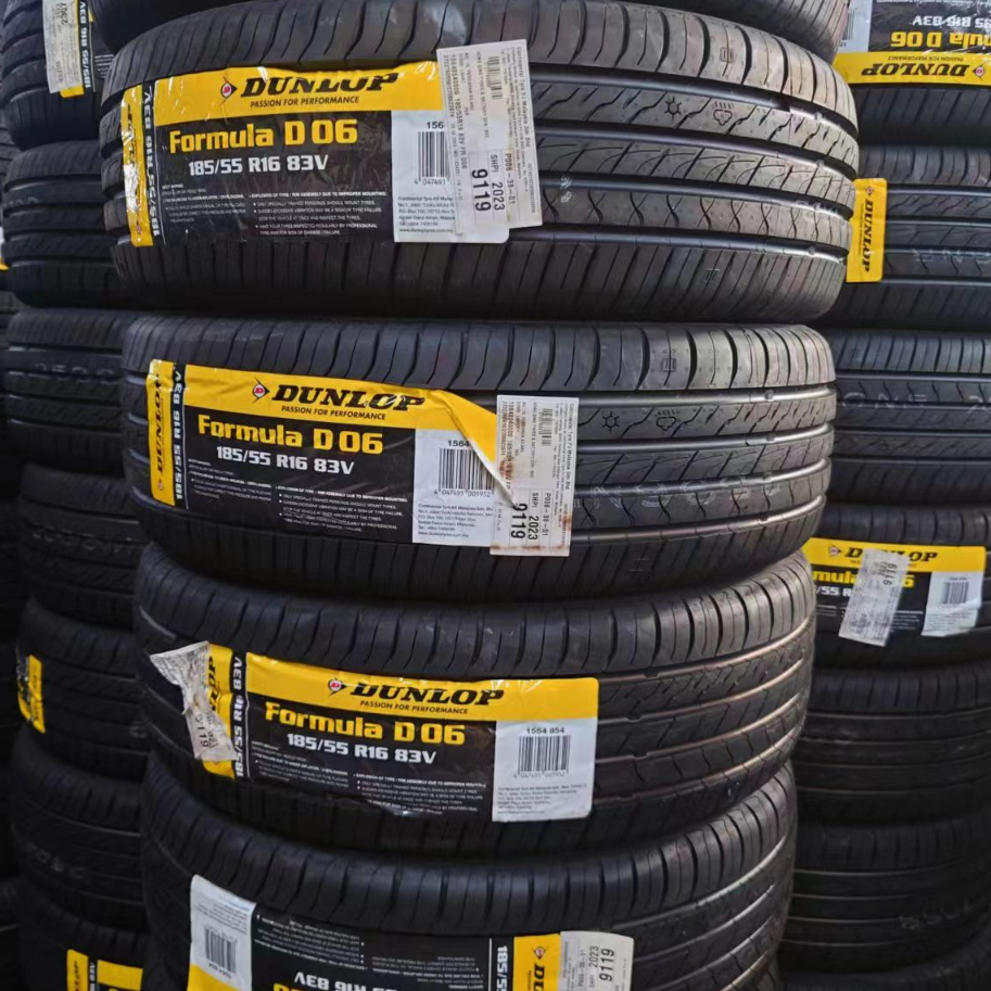 185/55R16 DUNLOP TYRE FORMULA D06 TAYAR YEAR:2025 | Shopee Malaysia