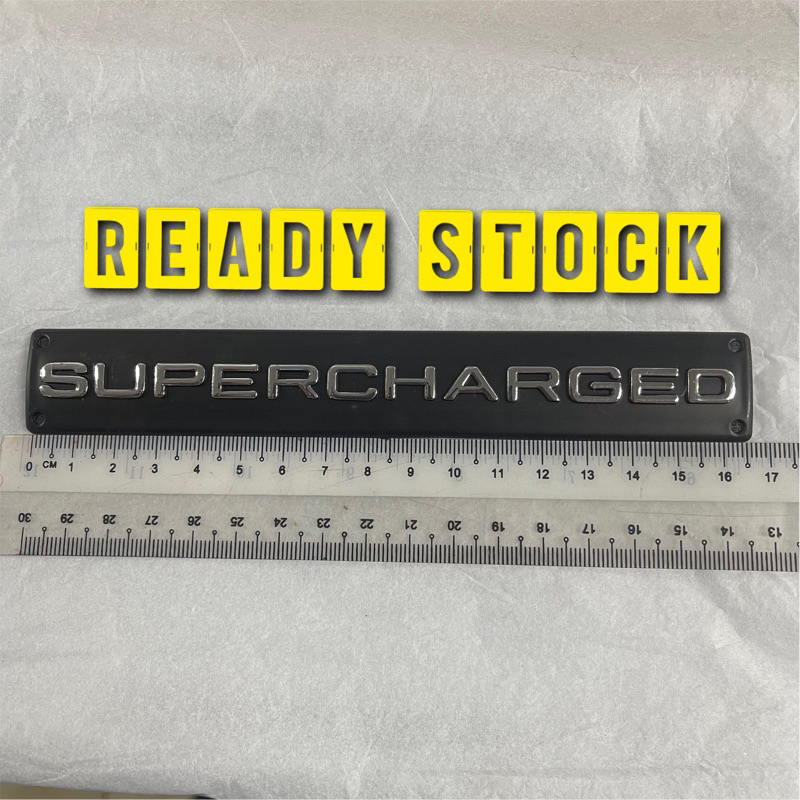 emblem supercharged emblem supercharged | Shopee Malaysia