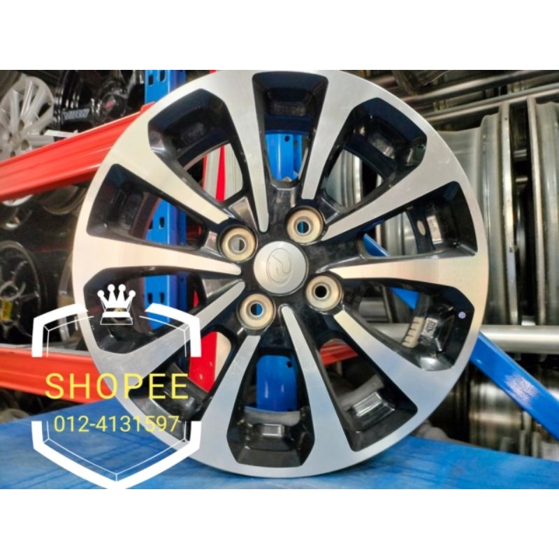 Used sport rim 15 inch ORIGINAL PERODUA BEZZA RM480 4PC RIM ( KENA BELI ...